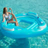 Utibia Floating Island Pool Float - Inflatable 4-Person Swimming Pool Lounger Raft River Lake ...